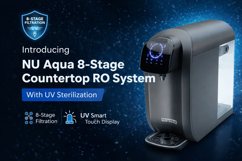 Introducing NU Aqua 8-Stage Countertop RO System with UV